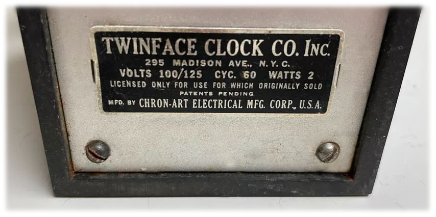 Twin Face clocks