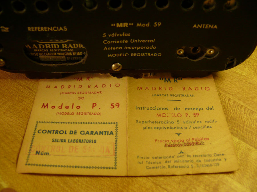 Radio Madrid model 59