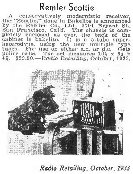 Remler model 26 radio