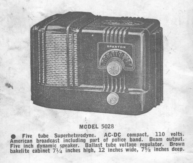 Sparton 5008 Polo Club Radio