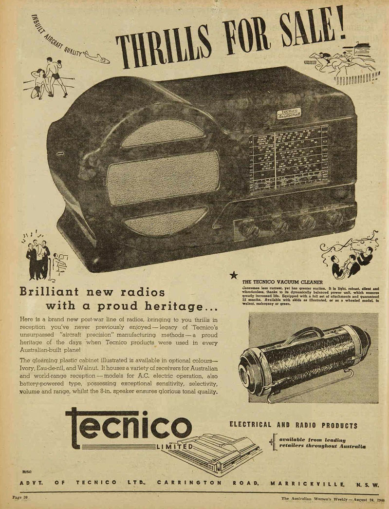 Technico Aristocrat radio
